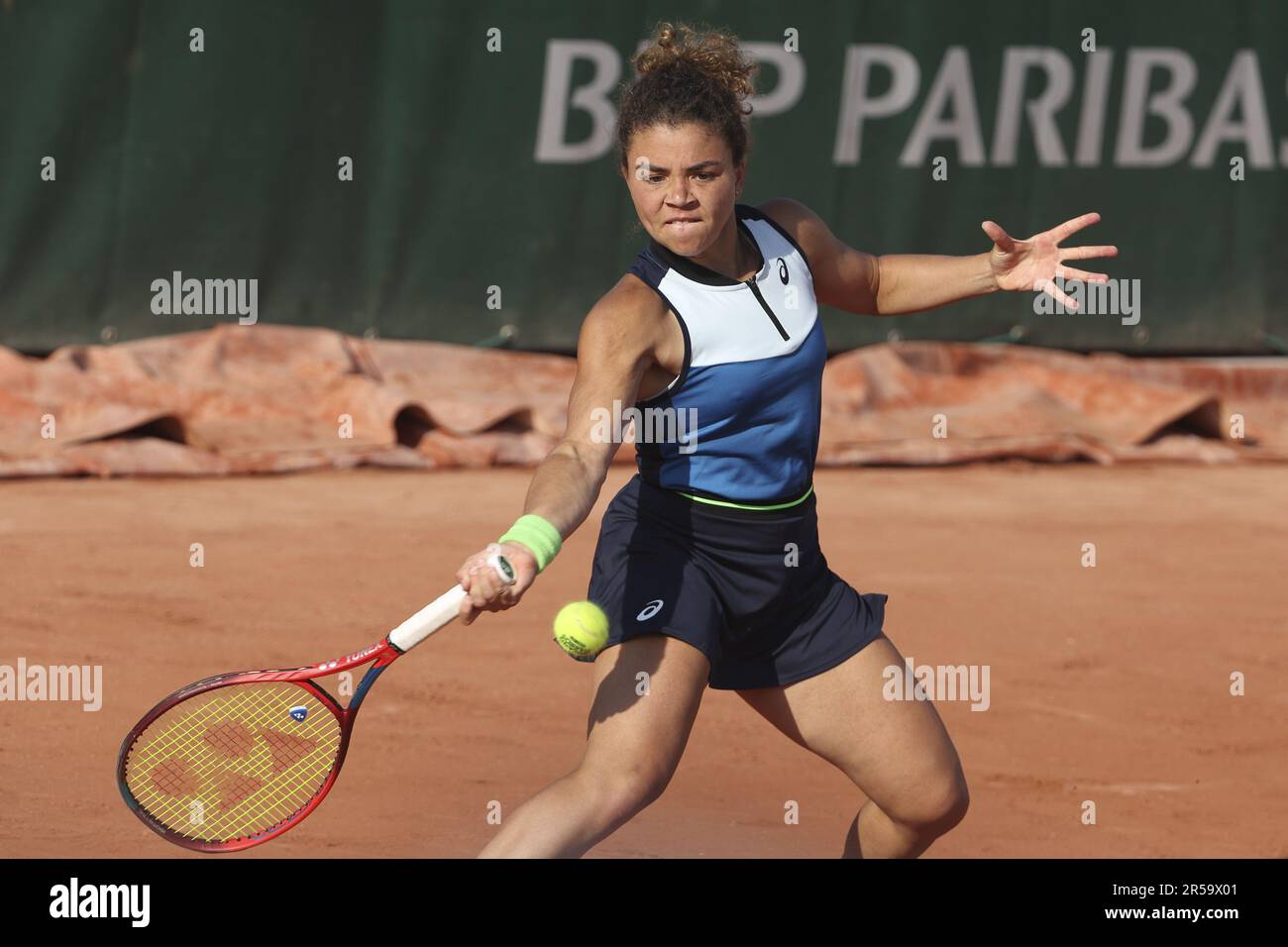 Paris, France - 1 juin 2023, Jasmine Paolini d'Italie au cours du jour 5 de l'Open de France ...