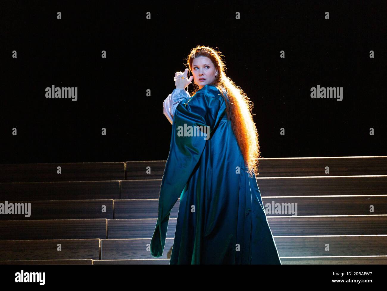 Marina Rebeka (Leonora) dans il TROVATORE à l'Opéra Royal, Covent ...