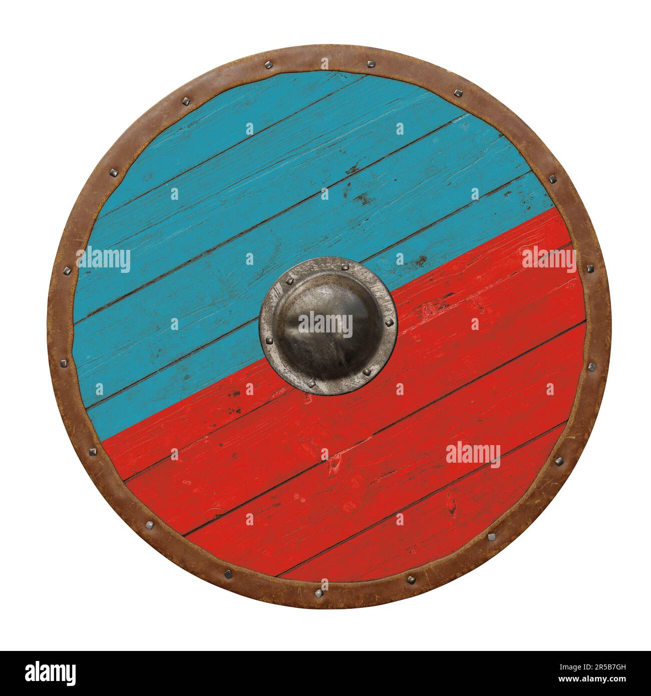 Medieval painted shield Banque de photographies et d’images à haute ...