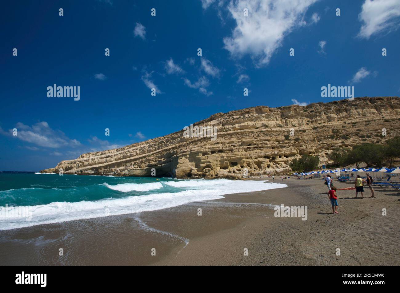 Matala beach crete Banque de photographies et d’images à haute ...