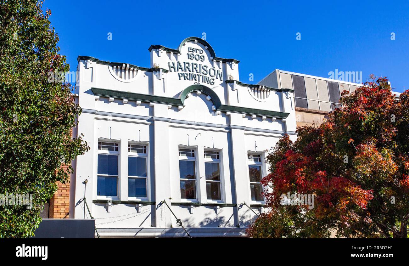 Le bâtiment Harrison Printing, classé au patrimoine de Toowoomba, est ...
