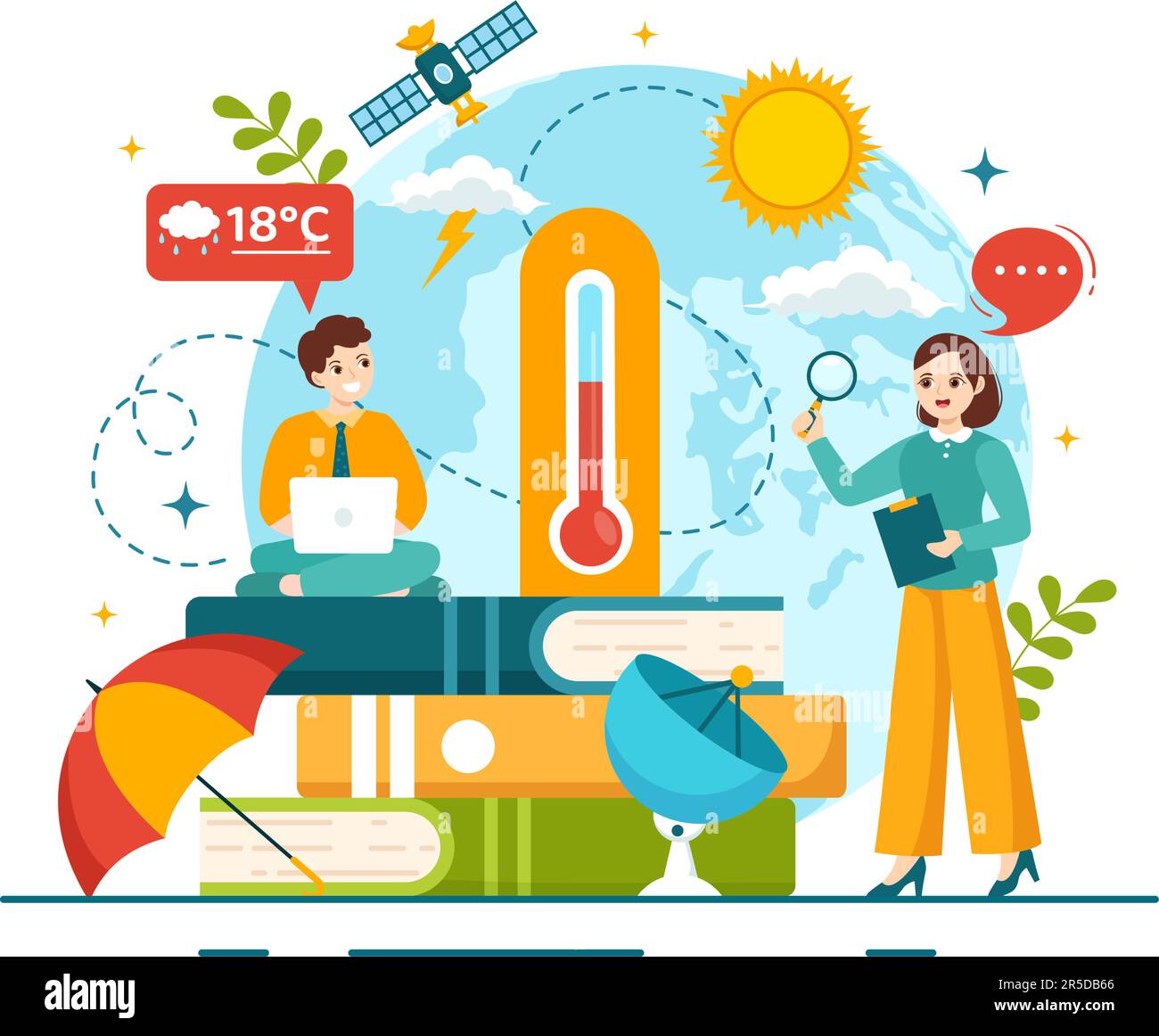 Weather forecaster Banque d'images vectorielles - Page 2 - Alamy