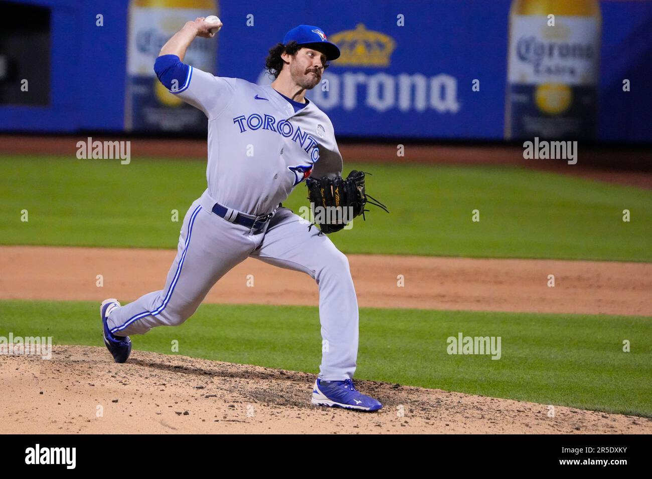 FLUSHING, NY - JUNE 02:Toronto Blue Jays Pitcher Jordan Romano (68 ...