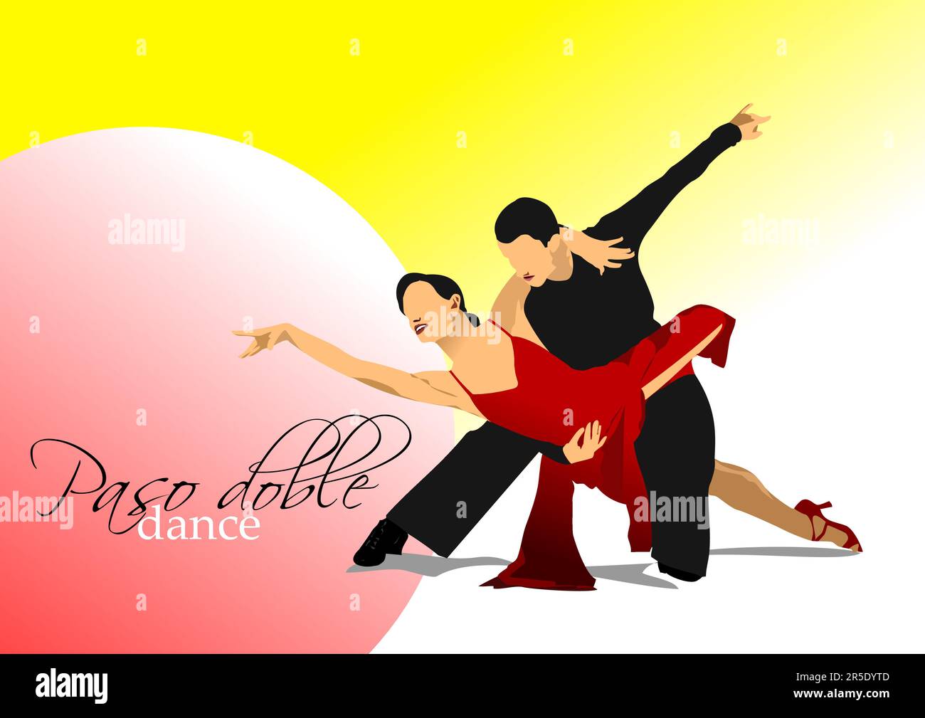 Paso doble dancing Banque d'images vectorielles - Alamy