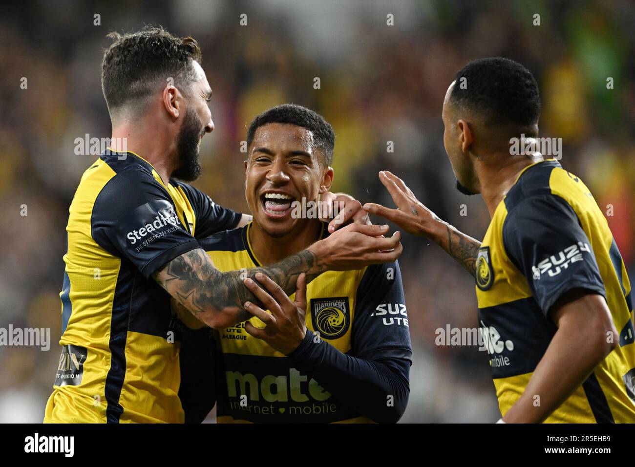 Sydney, Australie. 03rd juin 2023. Samuel Silvera (au centre) des ...