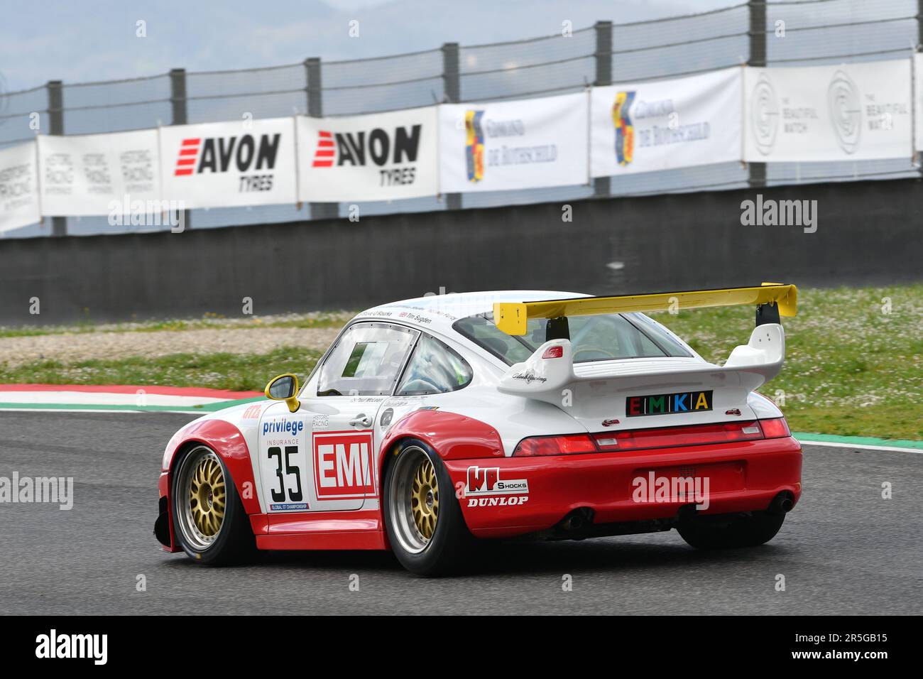 Scarperia 2 Avril 2023 Porsche 993 Gt2 Evo Année 1999 En Action