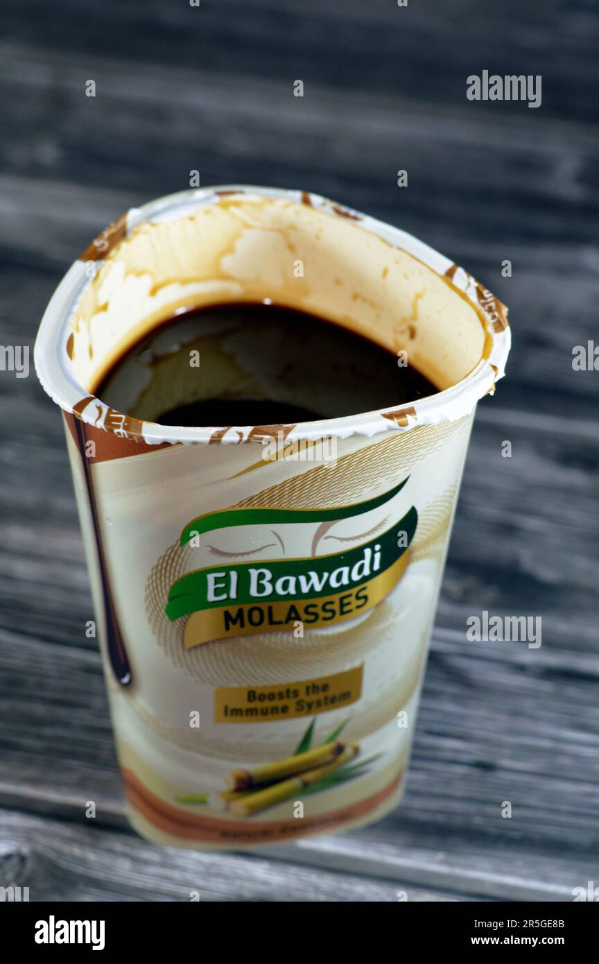 Le Caire, Egypte, 30 mai 2023: El Bawadi mélasse, édulcorant naturel ...