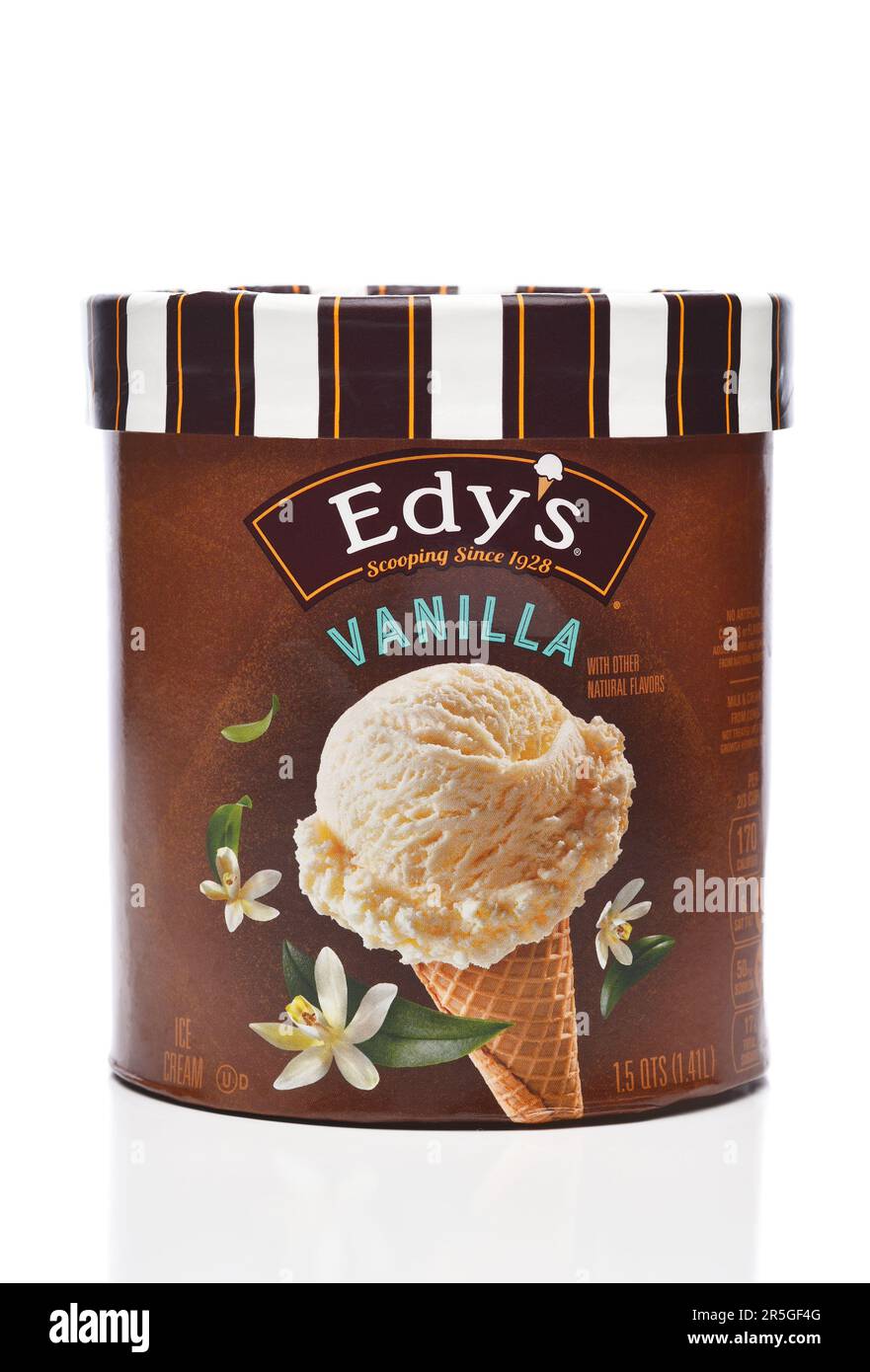 IRIVNE CALIFORNIE 03 juin 20223 un carton de glace vanille d Edys Photo Stock Alamy