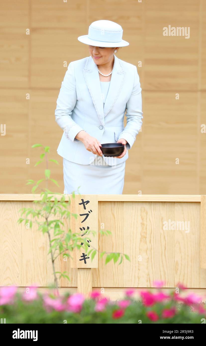 Japanese Empress Masako attends the 73rd National Tree Planting ...
