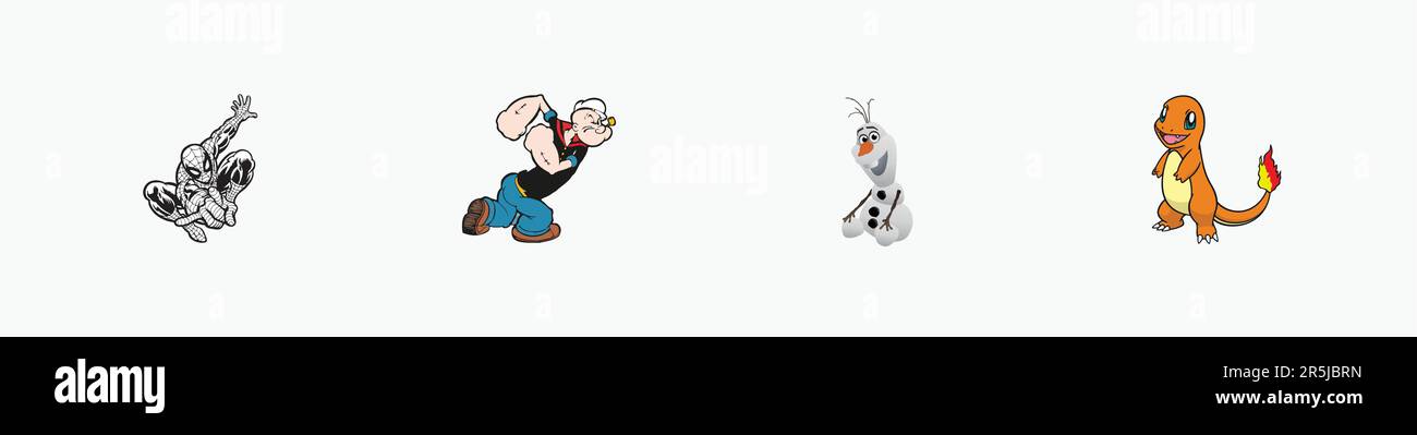 Signe spiderman Banque d'images vectorielles - Alamy