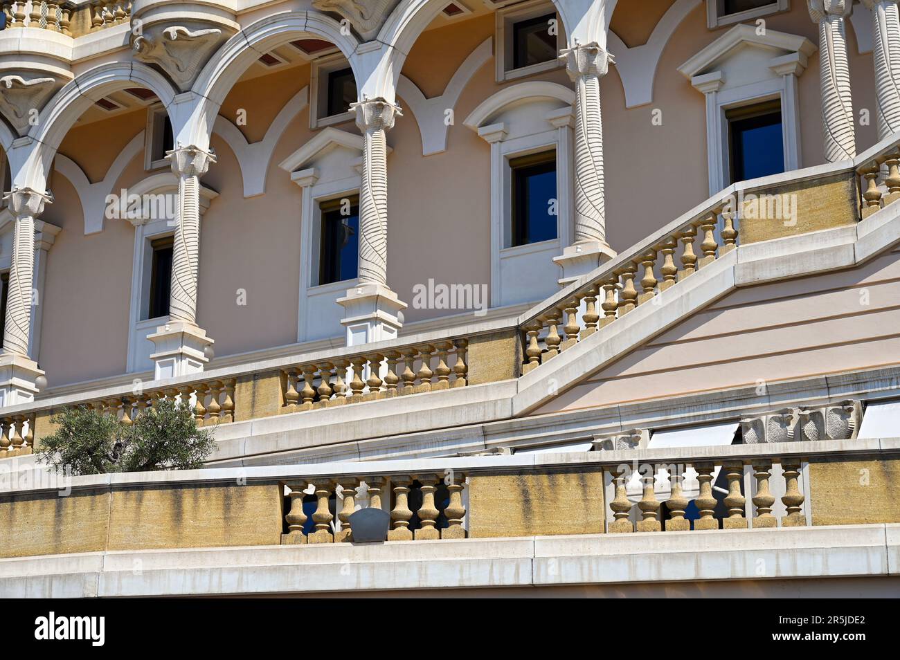 Détails de l'ancien bâtiment à Monte Carlo Monaco Photo Stock - Alamy