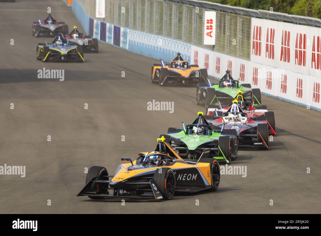 05 HUGHES Jake (gbr), Neom McLaren Formula E Team, Spark-Nissan, Nissan e-4ORCE 04, action ...