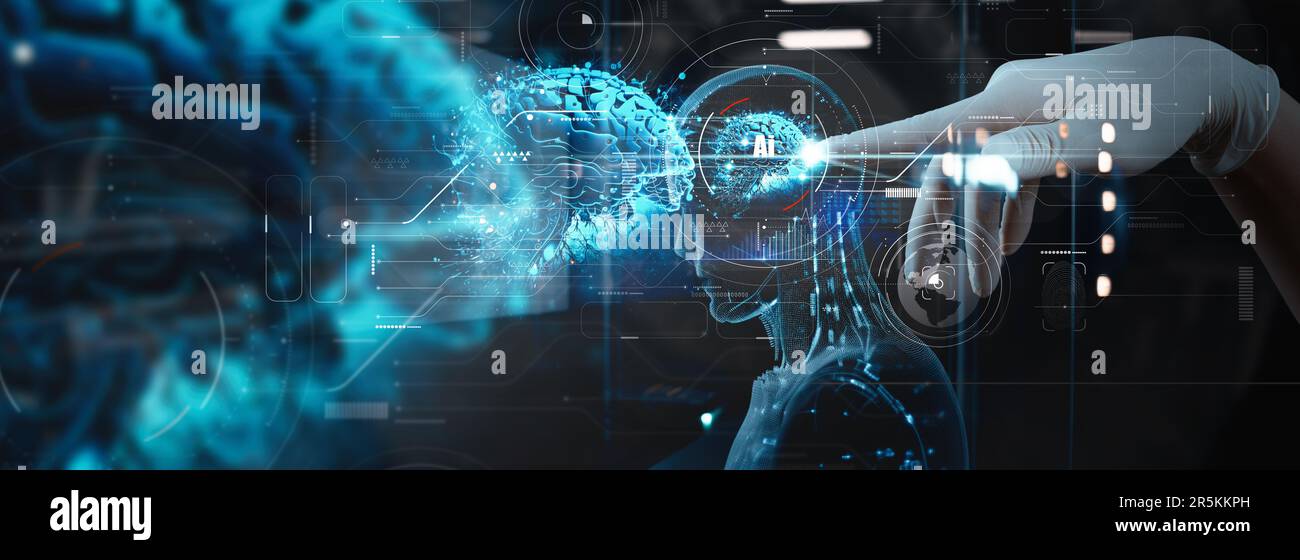 Ai inteligencia artificial y ciencia de datos Banque de photographies ...