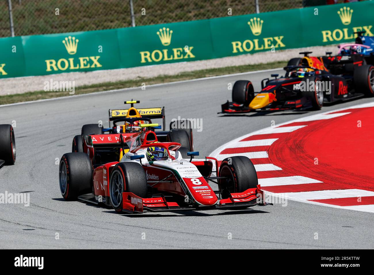 08 BEARMAN Oliver (gbr), Prema Racing, Dallara F2, action lors de la ...