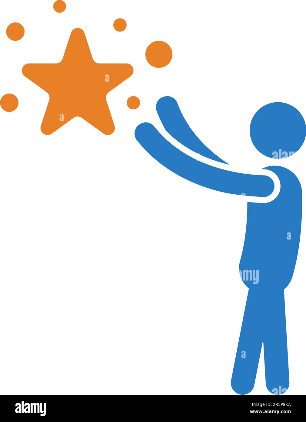 Accédez aux icônes de la section Star People Flat. utilisation pour la ...