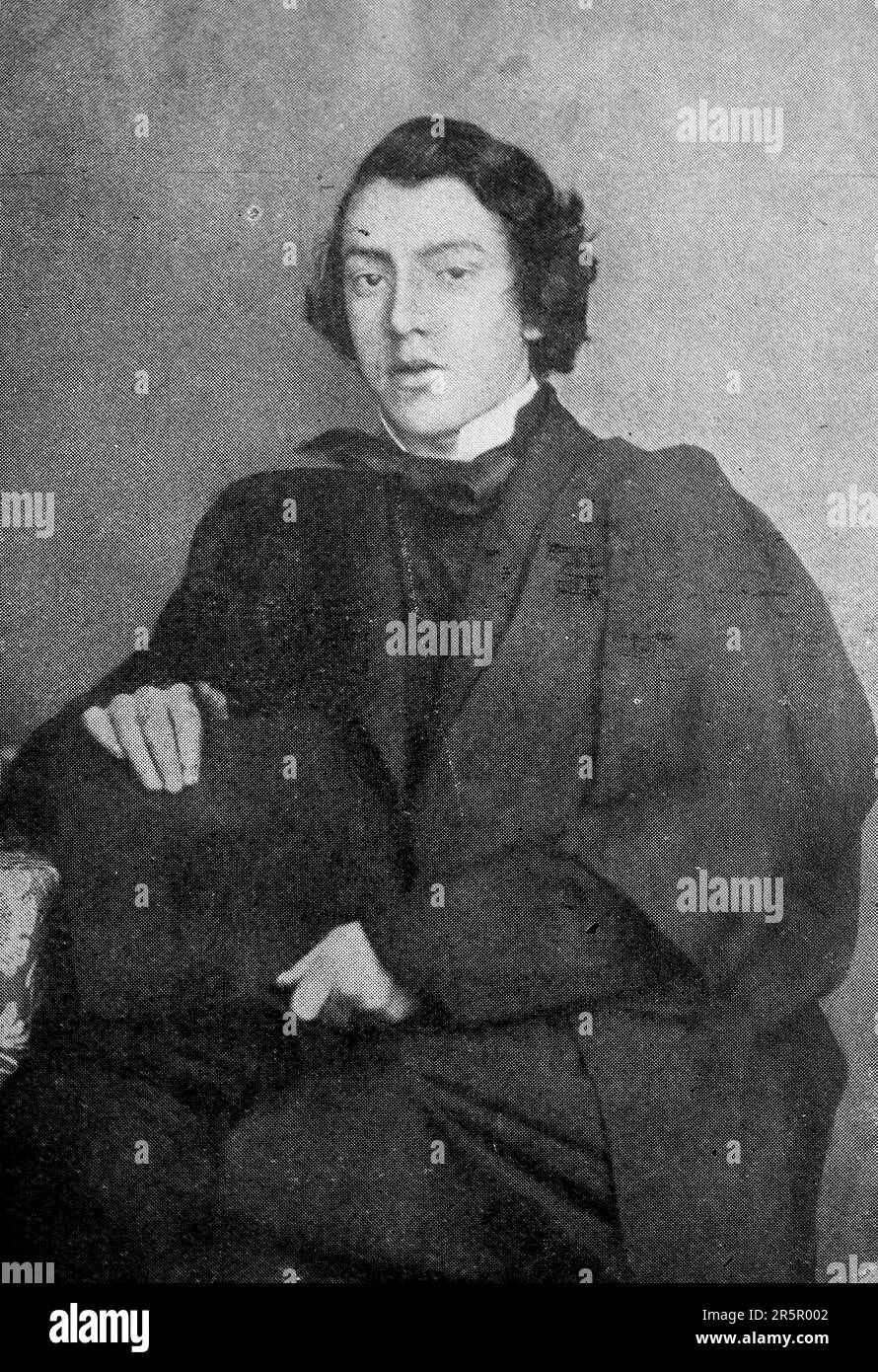 Portrait de Thomas Bowman Stephenson, lorsqu'il étudiait pour son ...