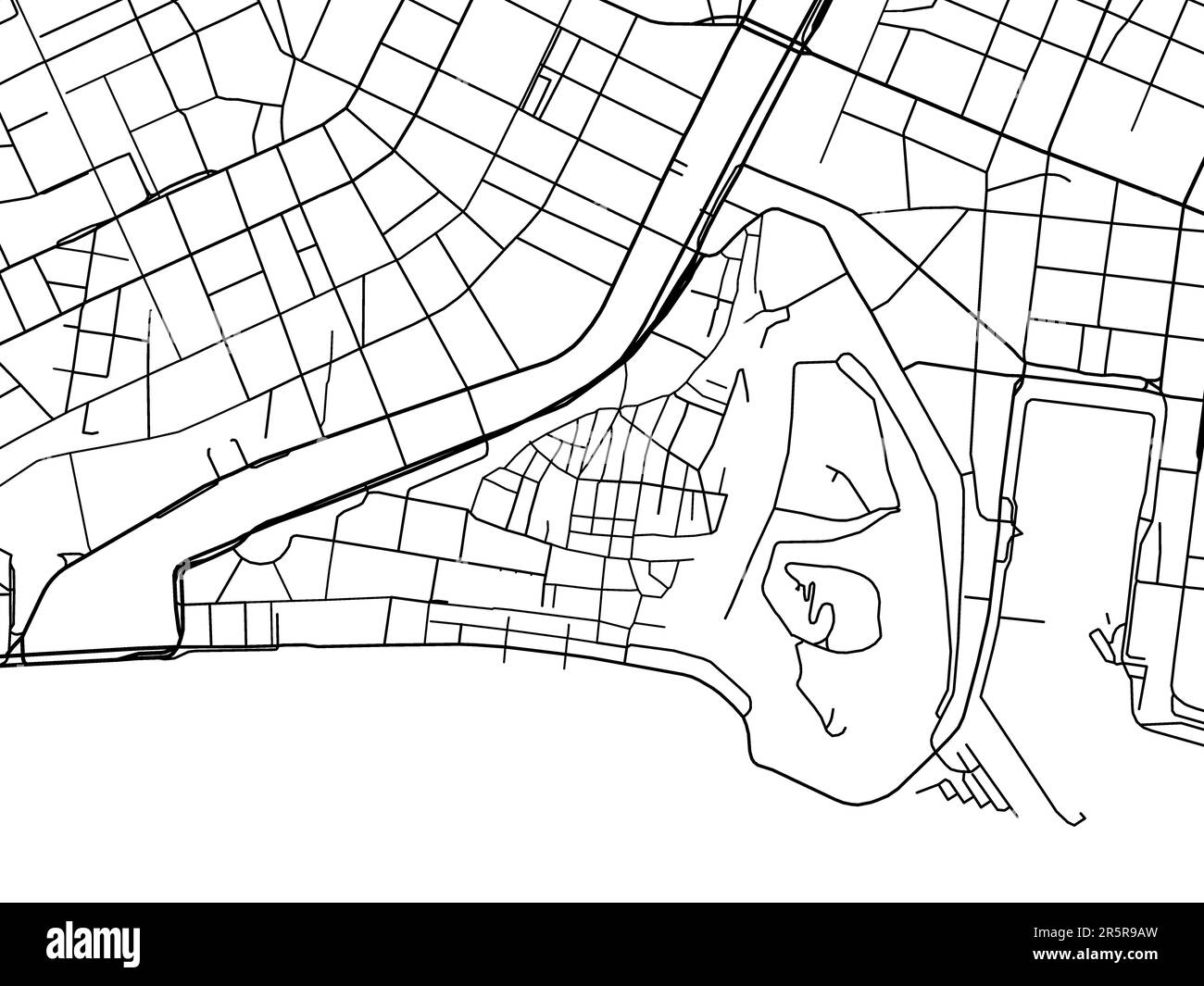 Plan de la ville de nice, france Banque de photographies et d’images à ...