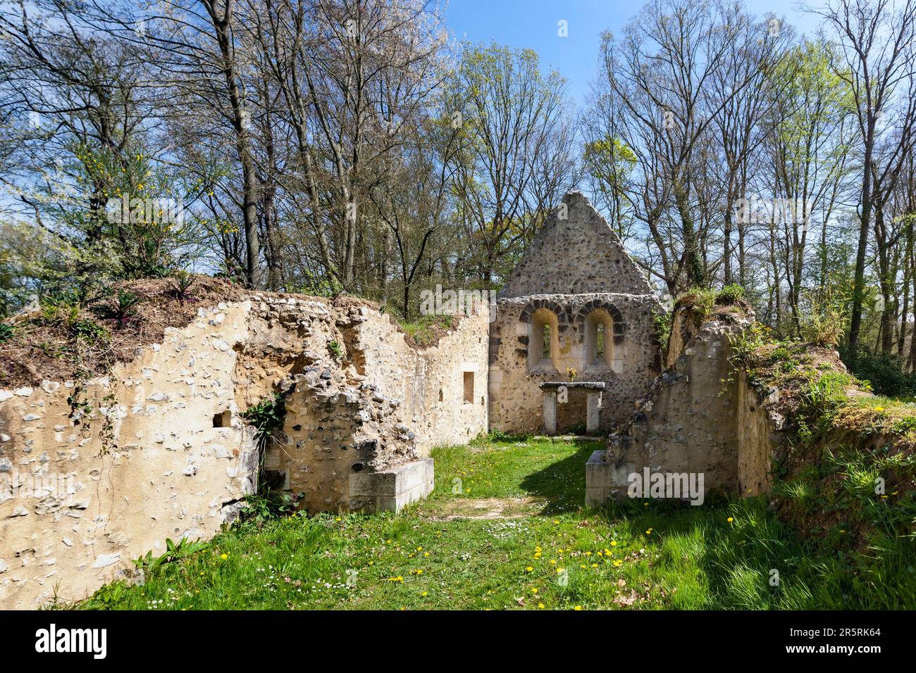 France, Eure, Sainte-Croix-sur-Aizier, boucle de la route des ...