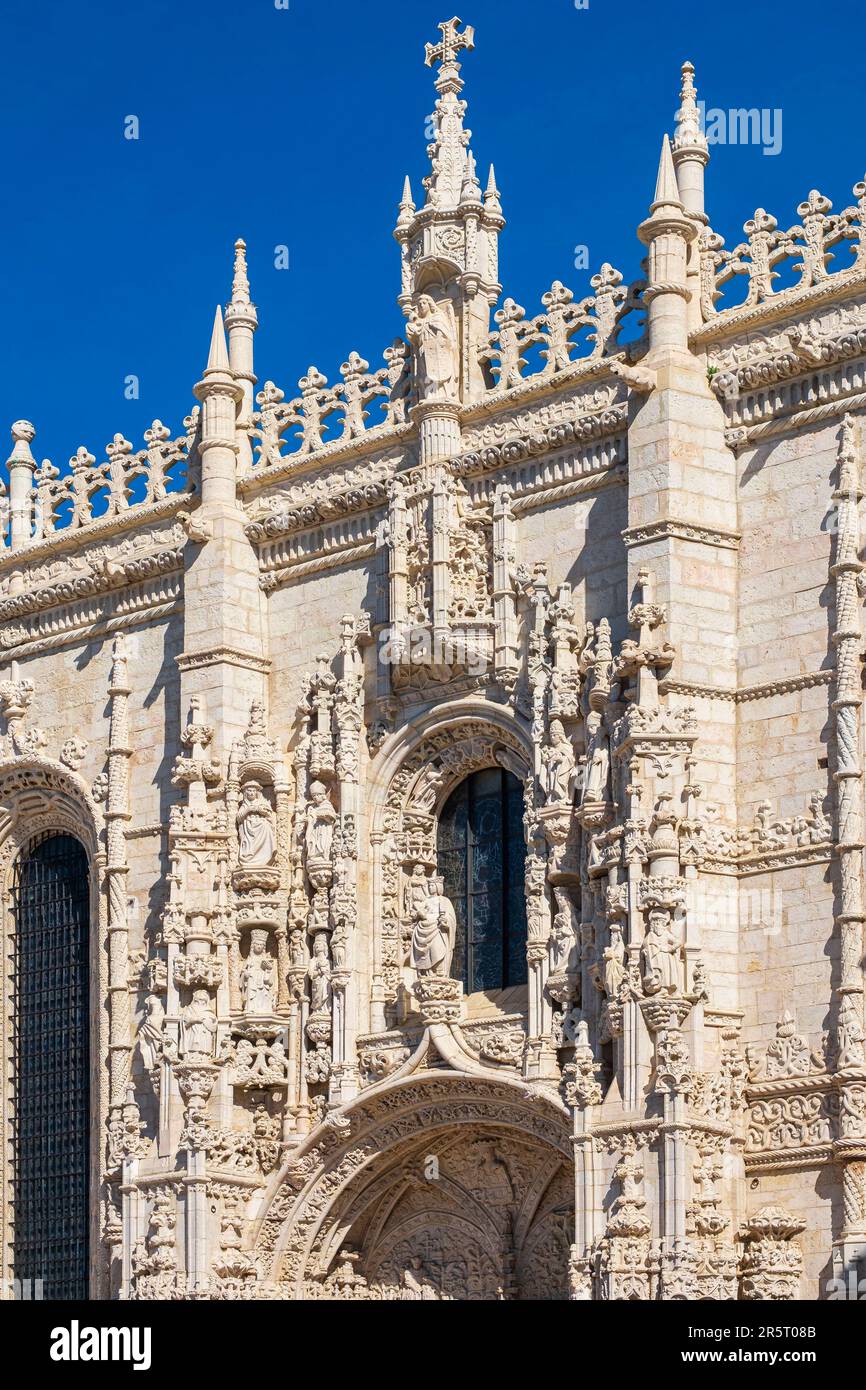 Portugal, Lisbonne, quartier de Belem, le monastère des Hiéronymites ...