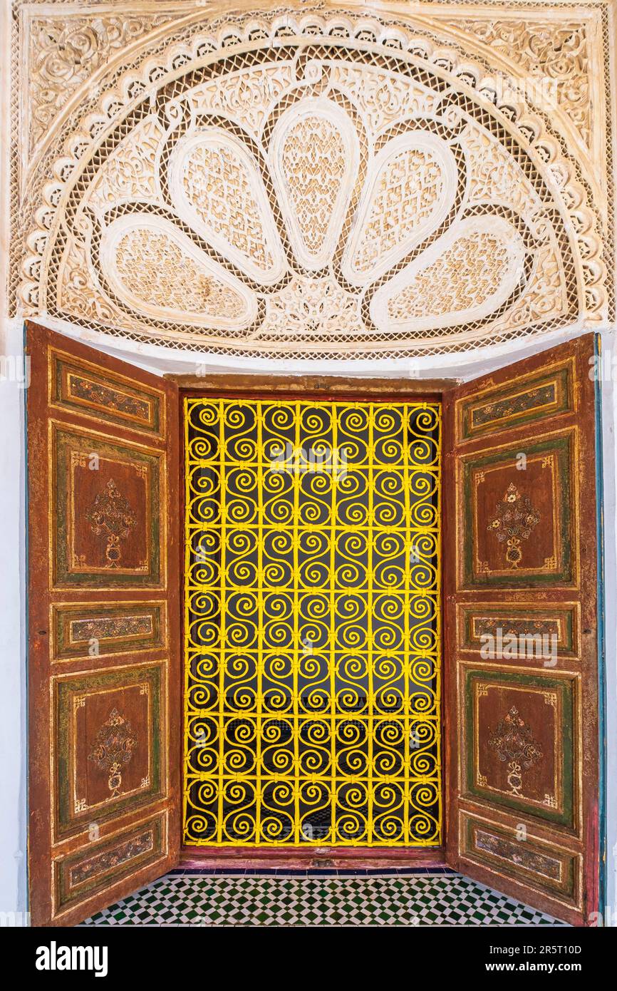 Maroc, Marrakech, cité impériale, la médina (classée au patrimoine ...