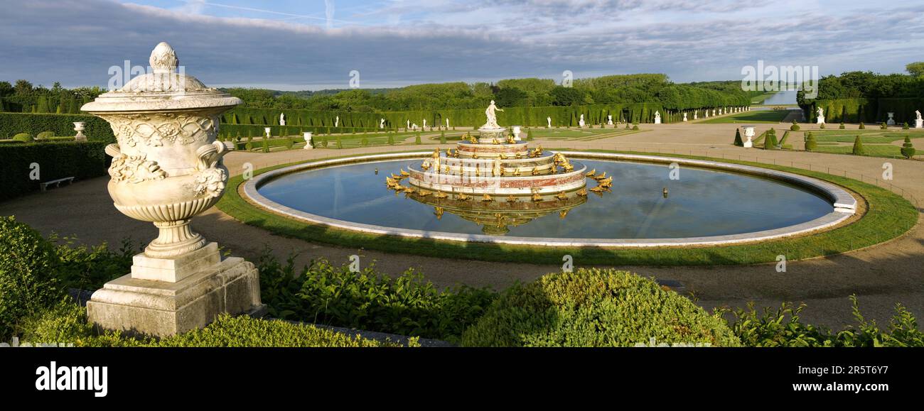 France, Yvelines, Versailles, parc du château de Versailles classés ...