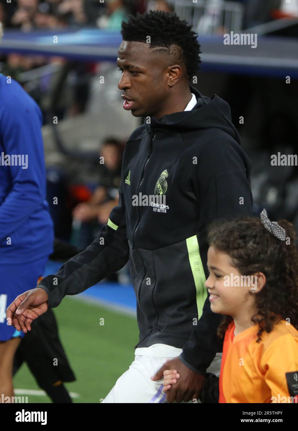Vin’cius Jœnior du Real Madrid lors de la Ligue des champions de l’UEFA, en quarts de finale ...