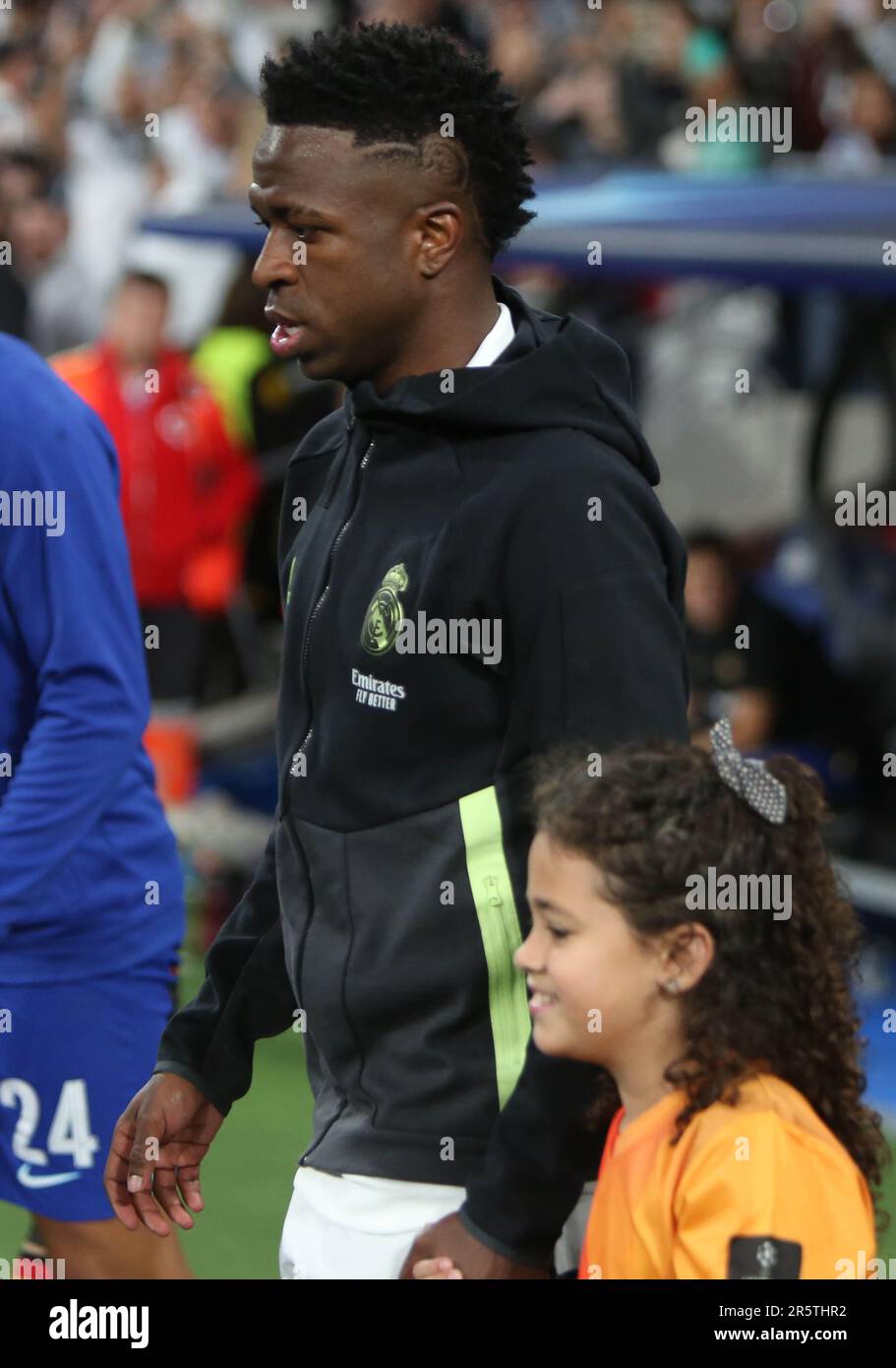 Vin’cius Jœnior du Real Madrid lors de la Ligue des champions de l’UEFA, en quarts de finale ...