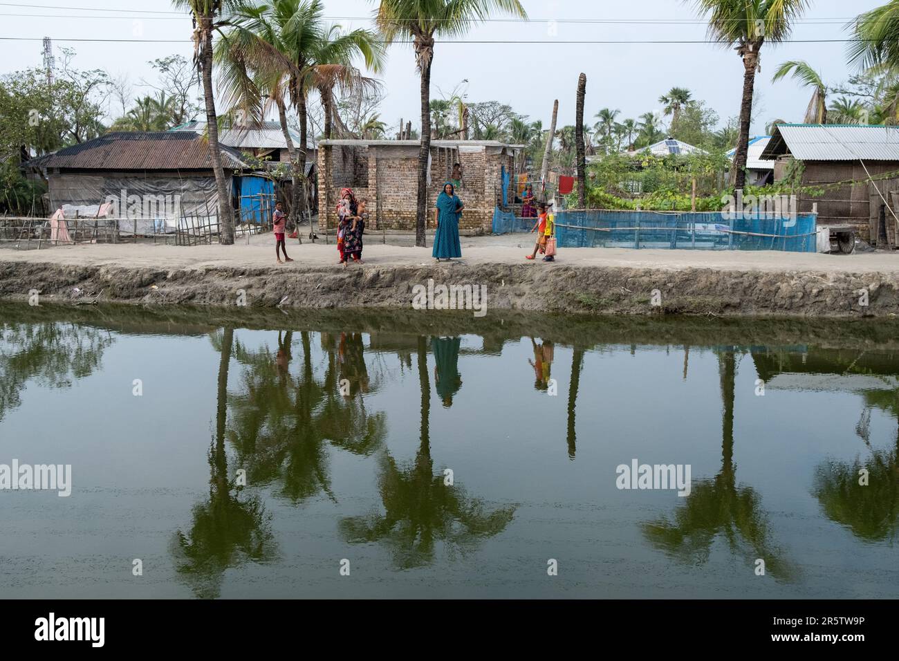 Le village de Pratab Nagar est gravement touché par le changement climatique, notamment par la ...