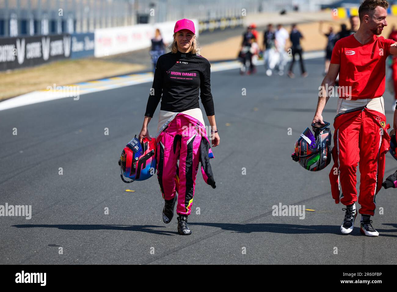 Le Mans, France. 06th juin 2023. FREY Rahel (Ier), Iron Dames, Porsche ...
