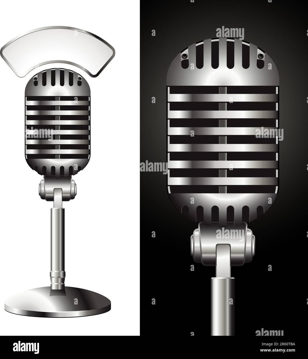 Vintage 50s microphone Banque de photographies et d’images à haute résolution - Alamy