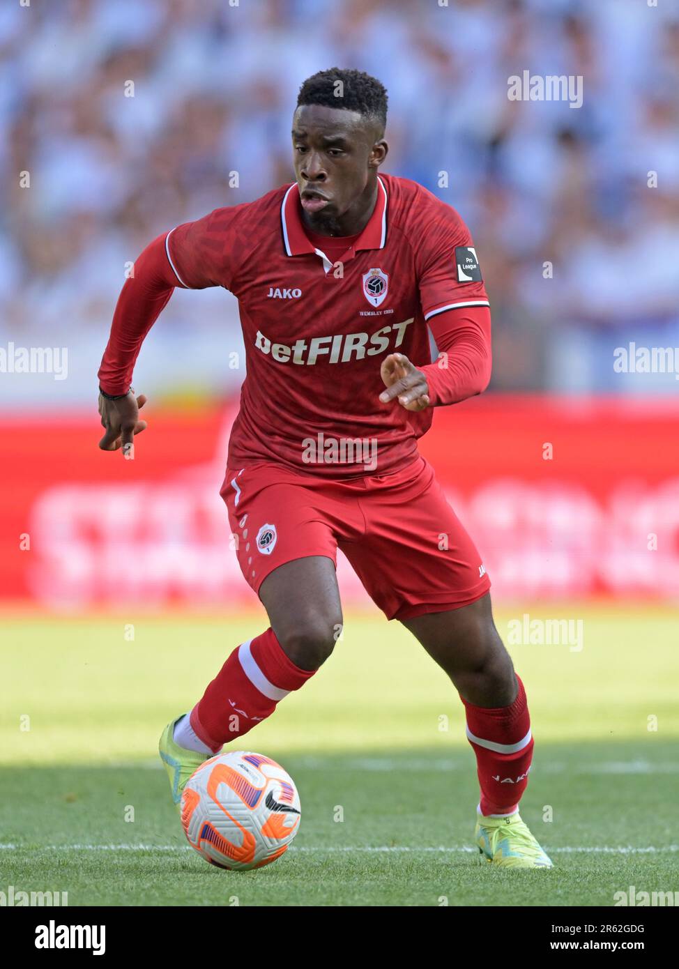 GENK - Mandela Keita du FC Royal Antwerp lors des matchs du championnat ...