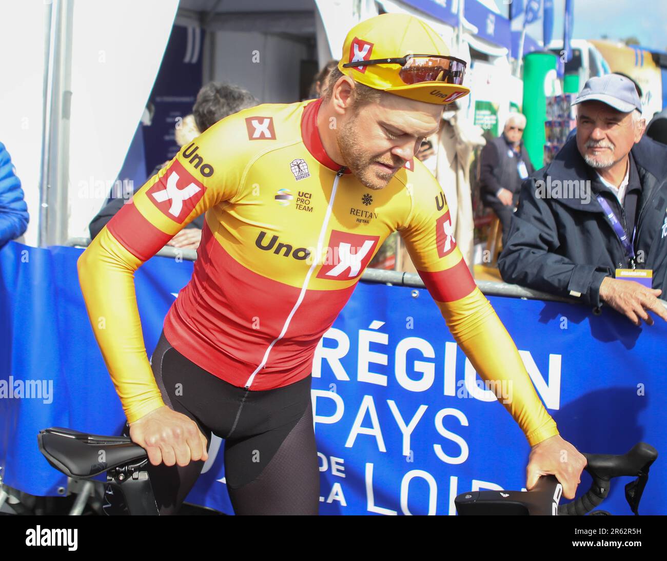 Lasse Norman Leth lors du R gion pays de la Loire Tour 2023, UCI Europe Tour course cycliste ...
