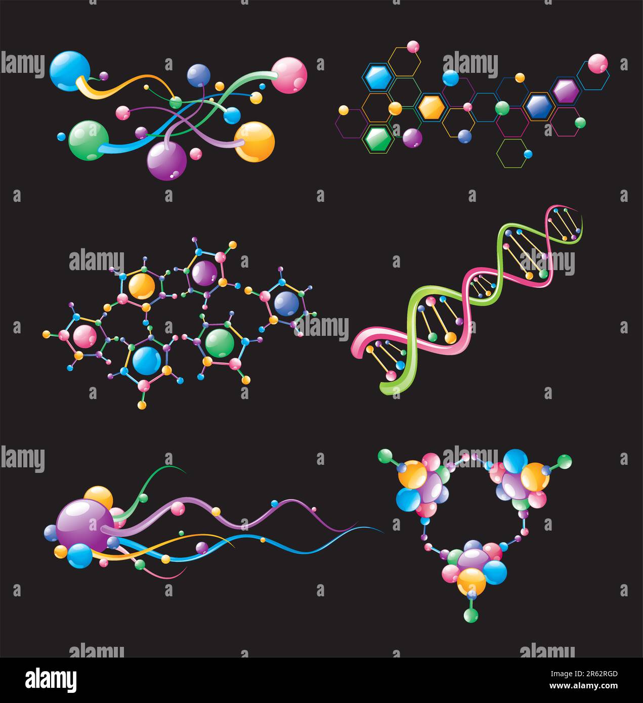 Chemical elements Banque d'images vectorielles - Alamy