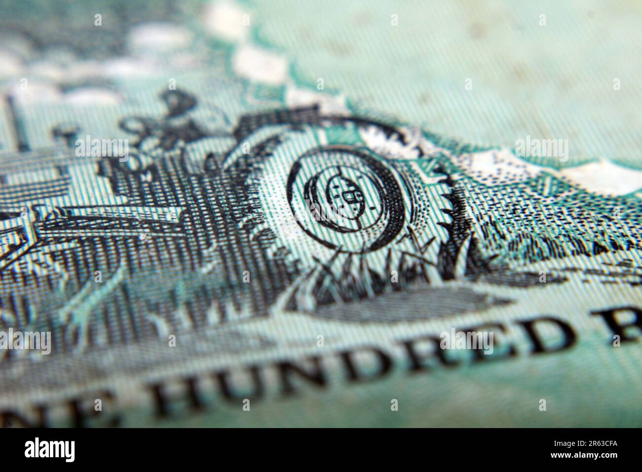 Indian one hundred rupee note Banque de photographies et d’images à ...