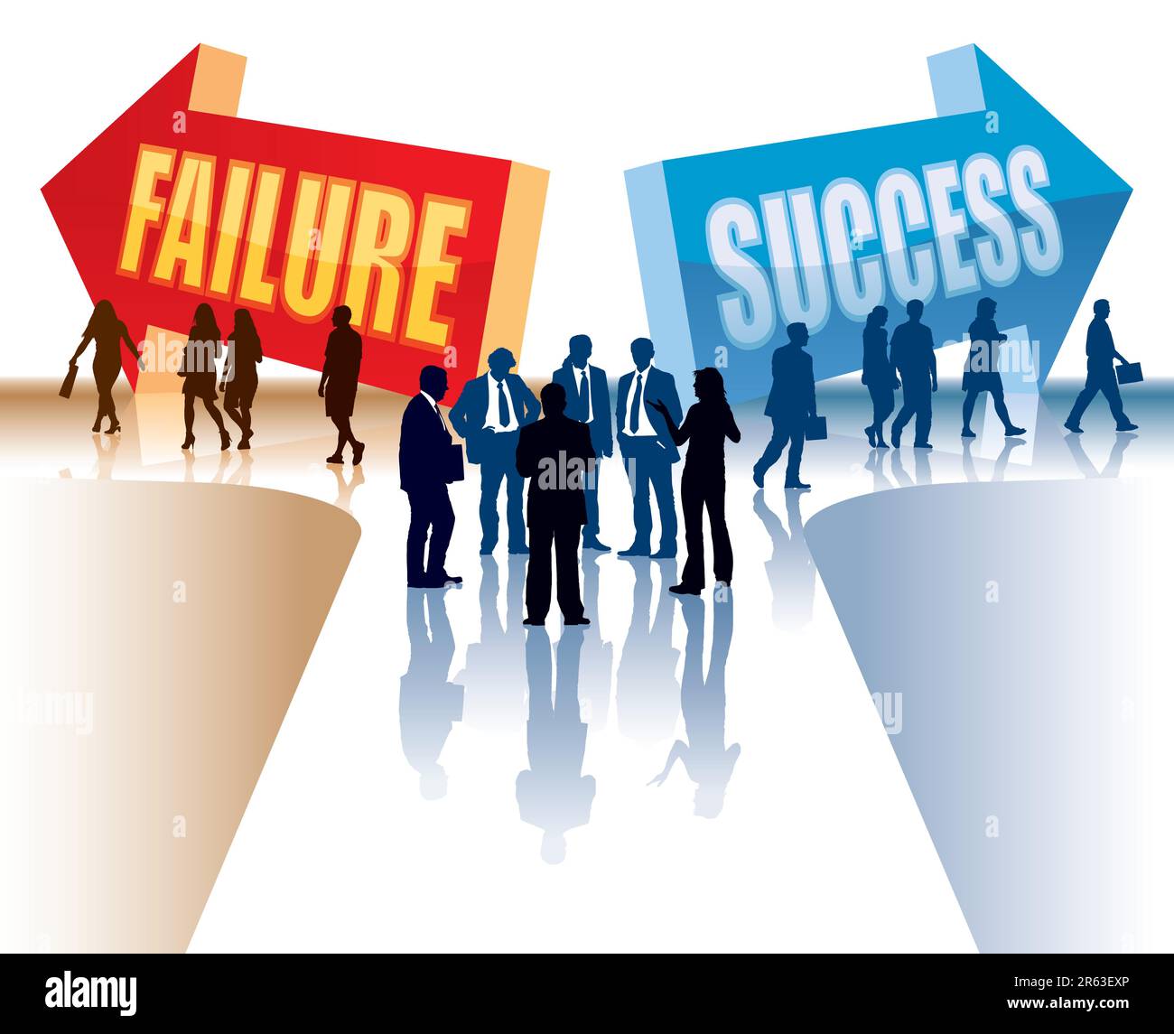 Marcher dans cette direction Banque d'images vectorielles - Alamy