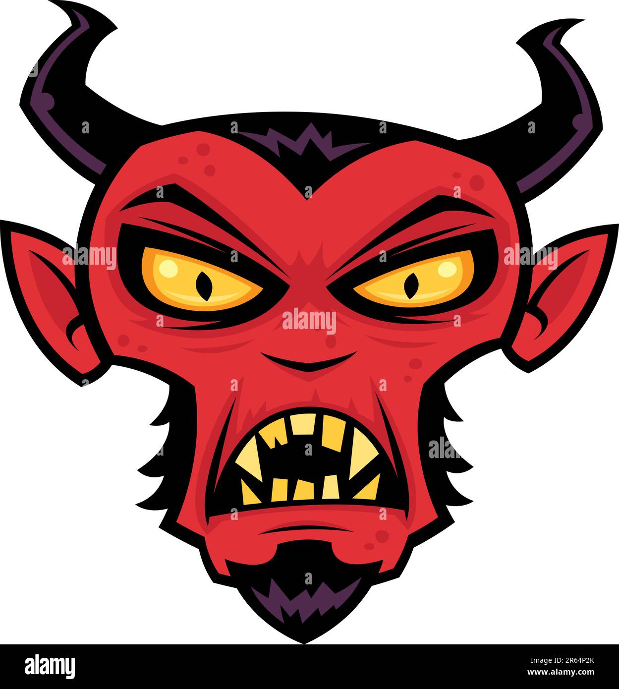 Diable rouge Banque d'images vectorielles - Alamy
