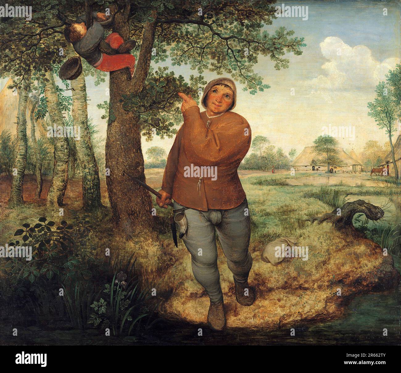 Le paysan et le Nest Robber peint par le peintre hollandais de la ...