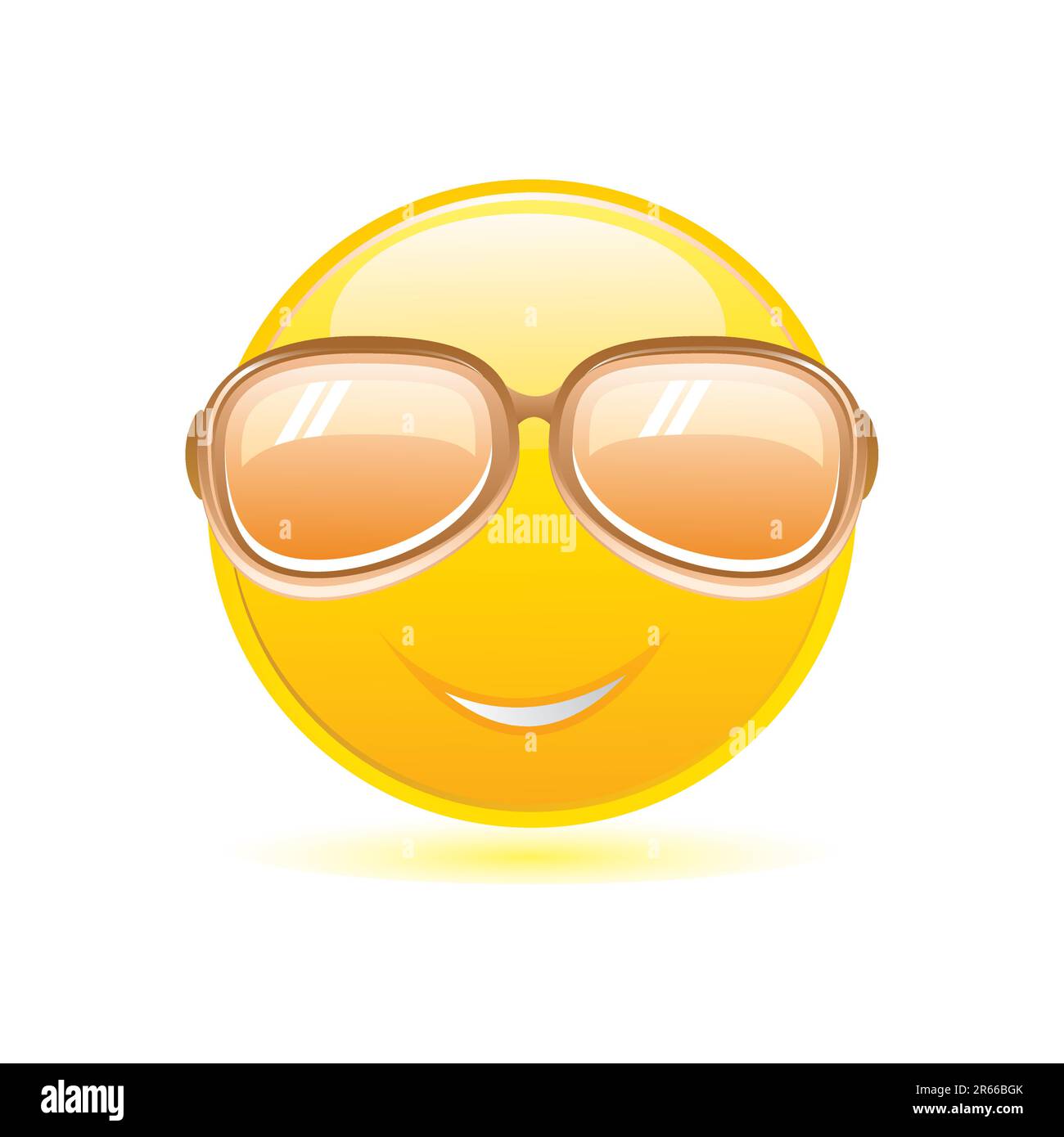 Smiley vector glasses Banque de photographies et d’images à haute ...