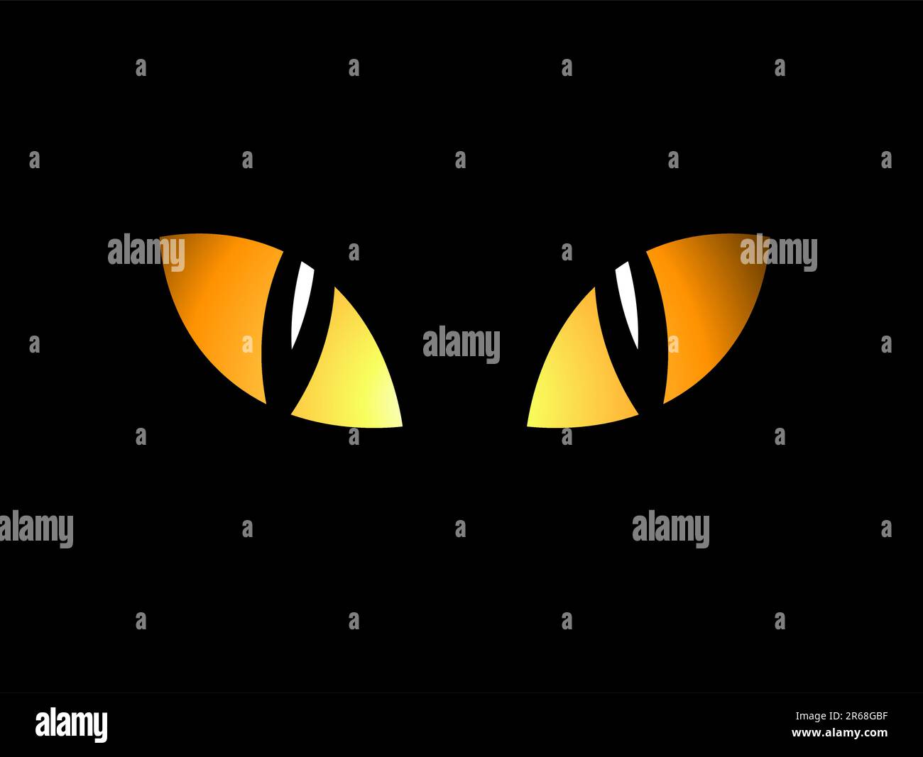 Les yeux du feu Banque d'images vectorielles - Alamy