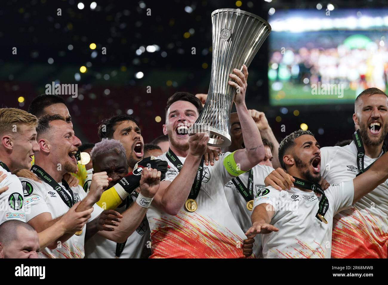 Prague, République tchèque. 07th juin 2023. Declan Rice of West Ham ...