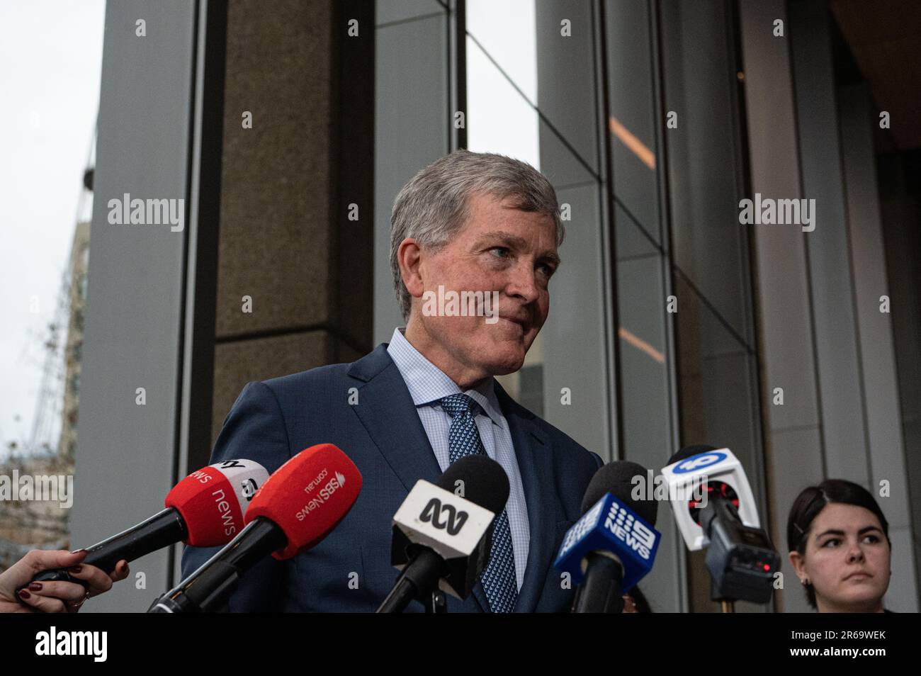 Steve Johnson à la Cour suprême de la Nouvelle-Galles du Sud à Sydney ...