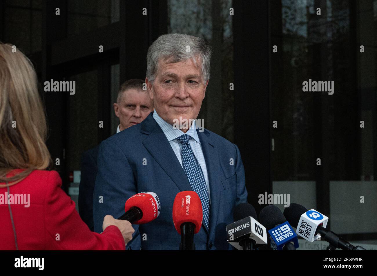 Steve Johnson à la Cour suprême de la Nouvelle-Galles du Sud à Sydney ...