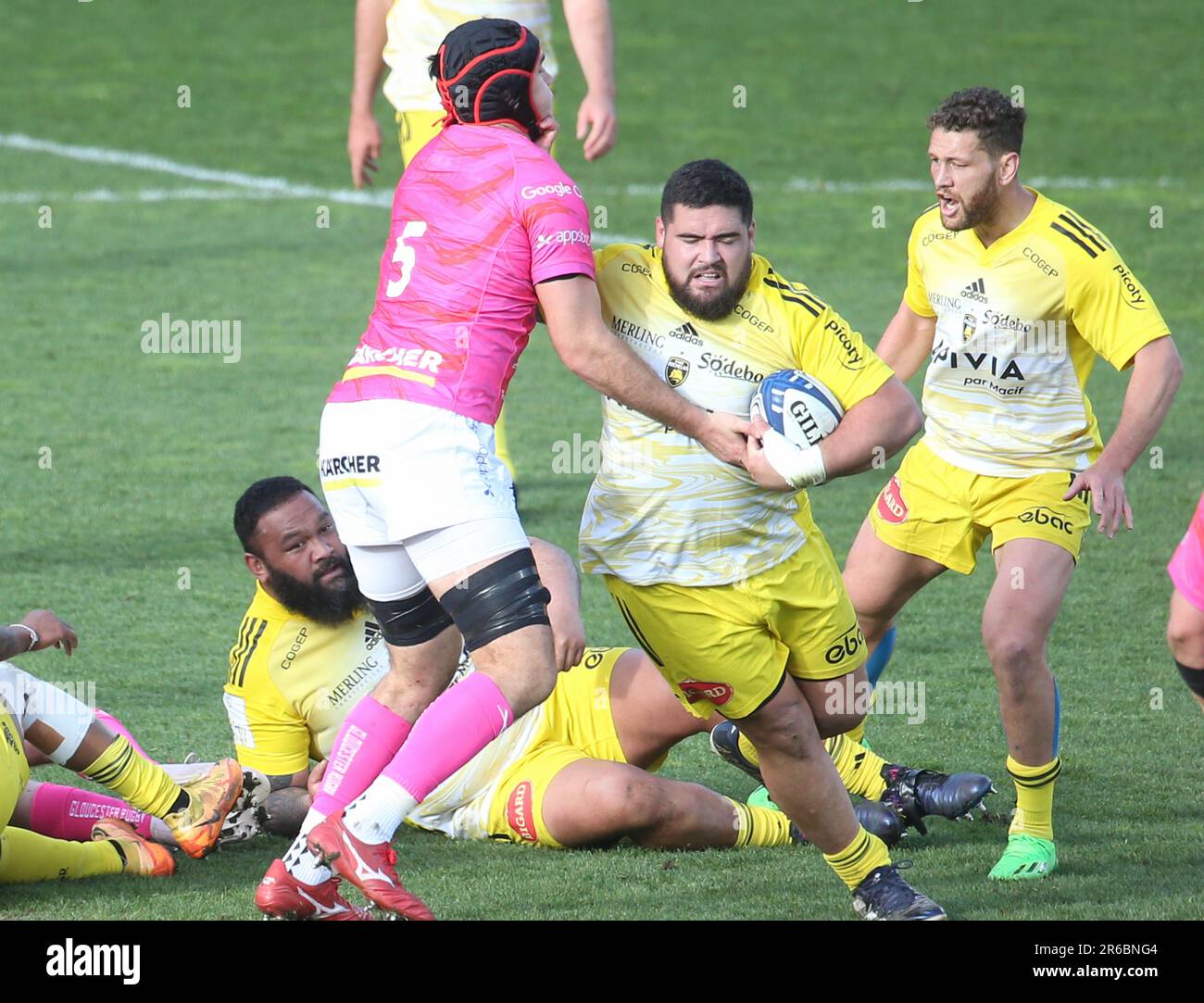 Lors de la coupe des champions Heineken, ronde de 16, rencontre de ...