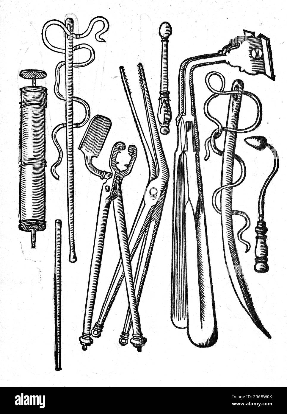 Médecine, Anatomie, instruments chirurgicaux pour la chirurgie ...