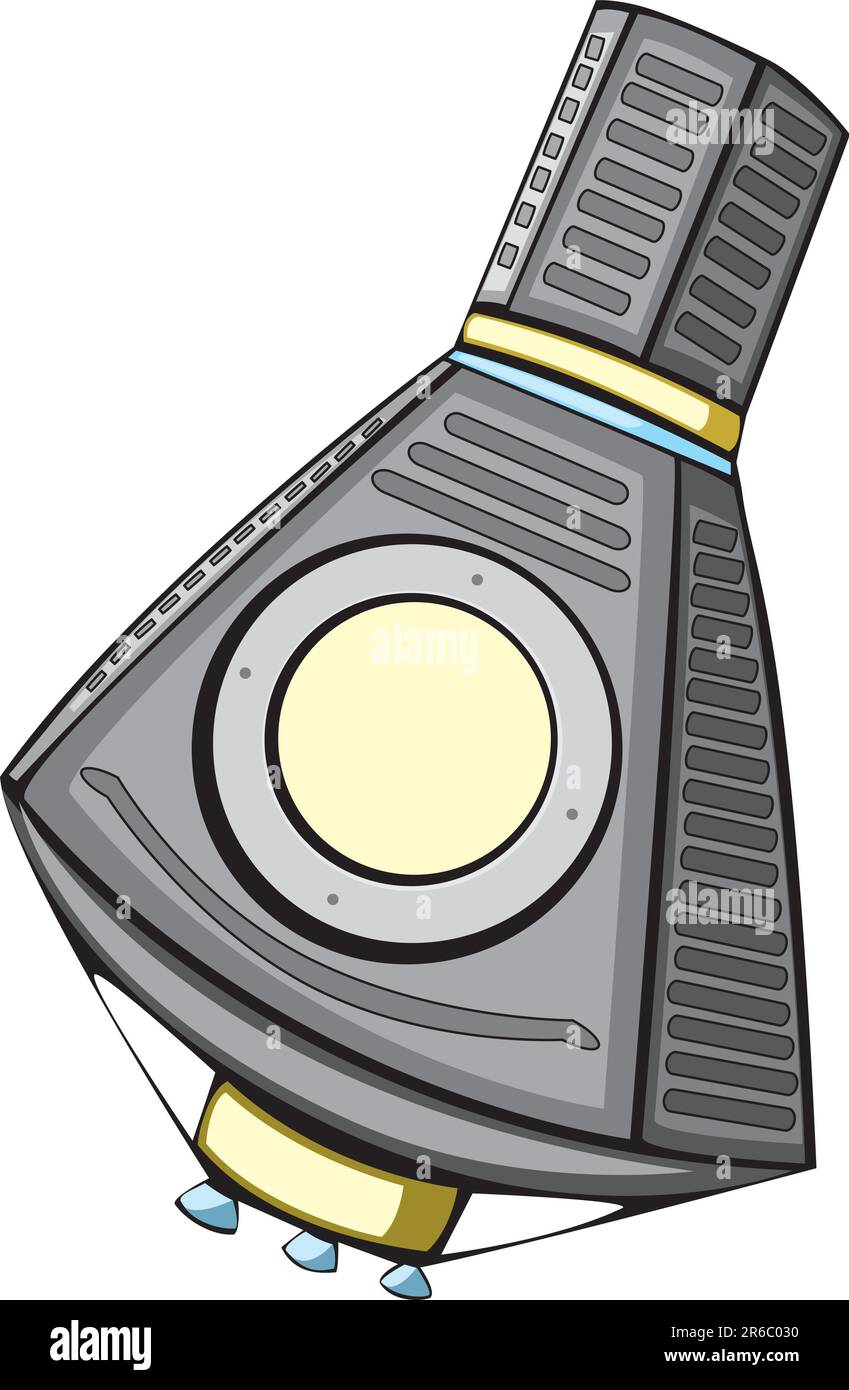 Capsule spatiale au mercure Banque d'images vectorielles - Alamy