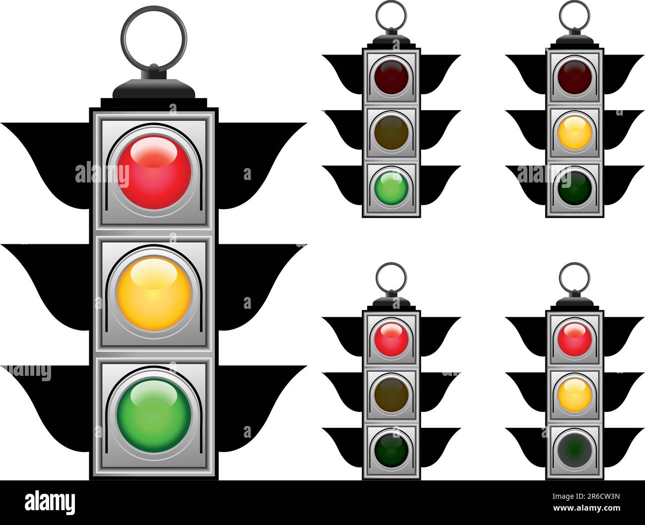 Signaux lumineux Banque d'images vectorielles - Alamy