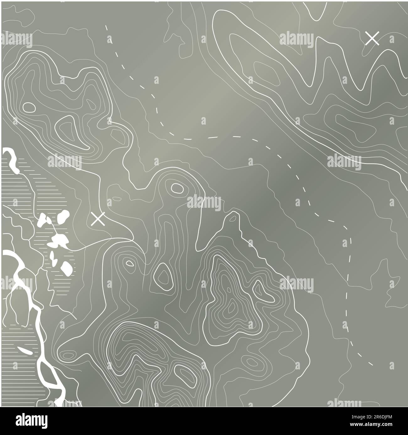 Dessin topographique Banque d'images vectorielles - Alamy