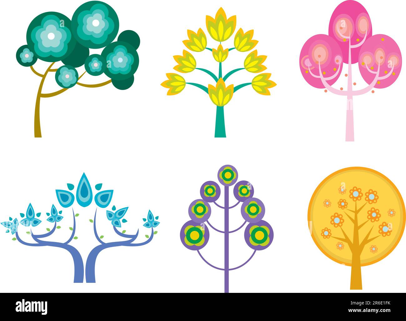 Motif d'arbre Banque d'images vectorielles - Alamy