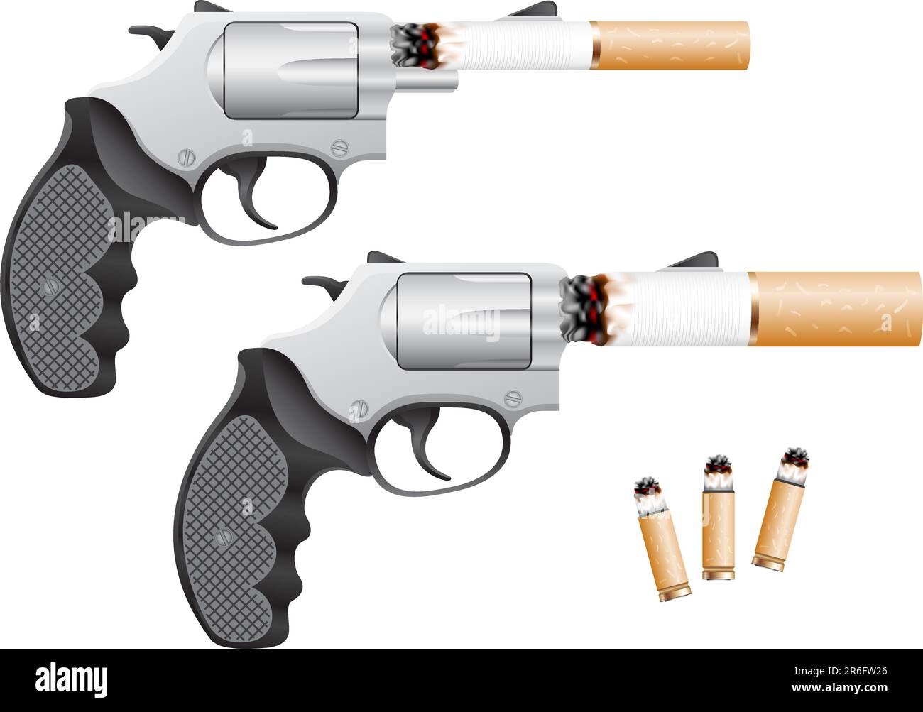 Artist with cigarette Banque d'images vectorielles - Alamy