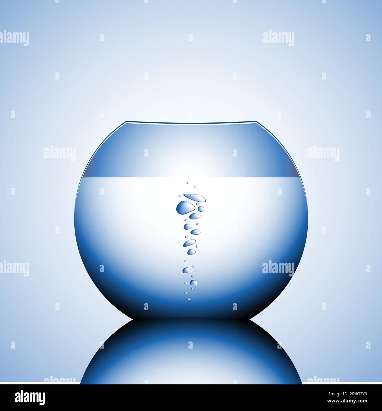 Bulles de gaz dans un liquide Banque d'images vectorielles - Alamy